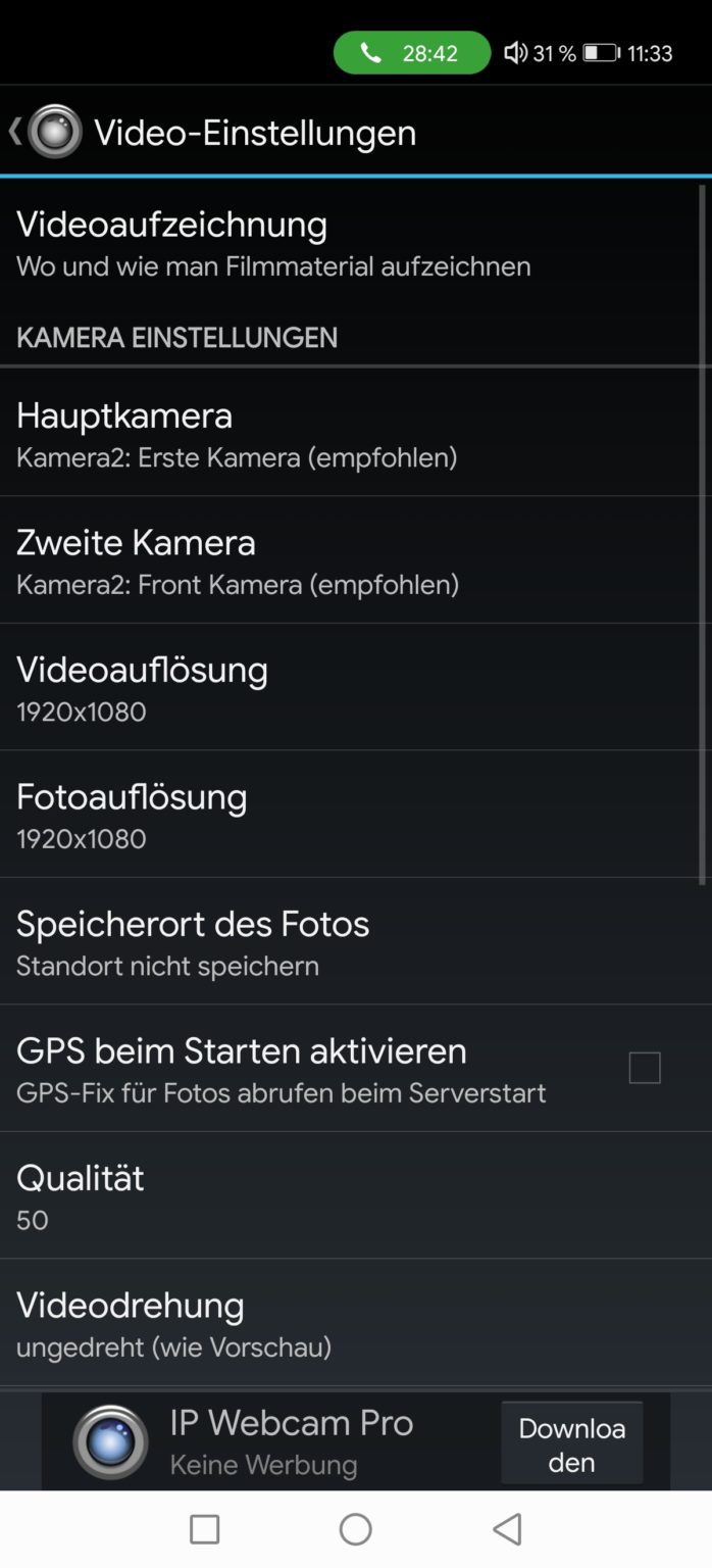 Smartphone kabellos als Webcam am Windows PC nutzen - Anleitung