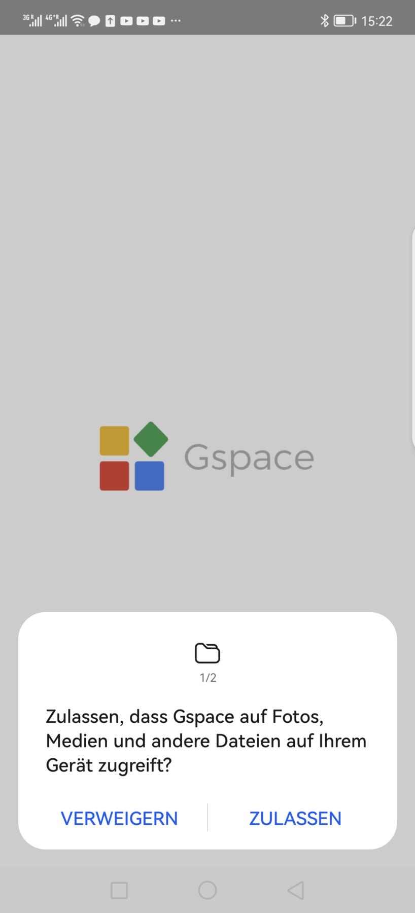 Anleitung: Gspace installieren mit Google Playstore Verknüpfung