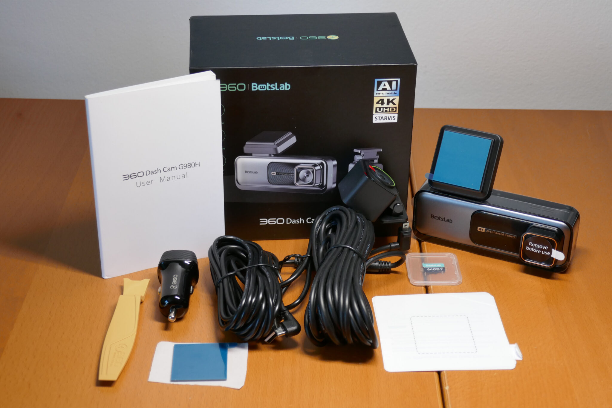 Botslab G980H Dashcam mit 4K im Test