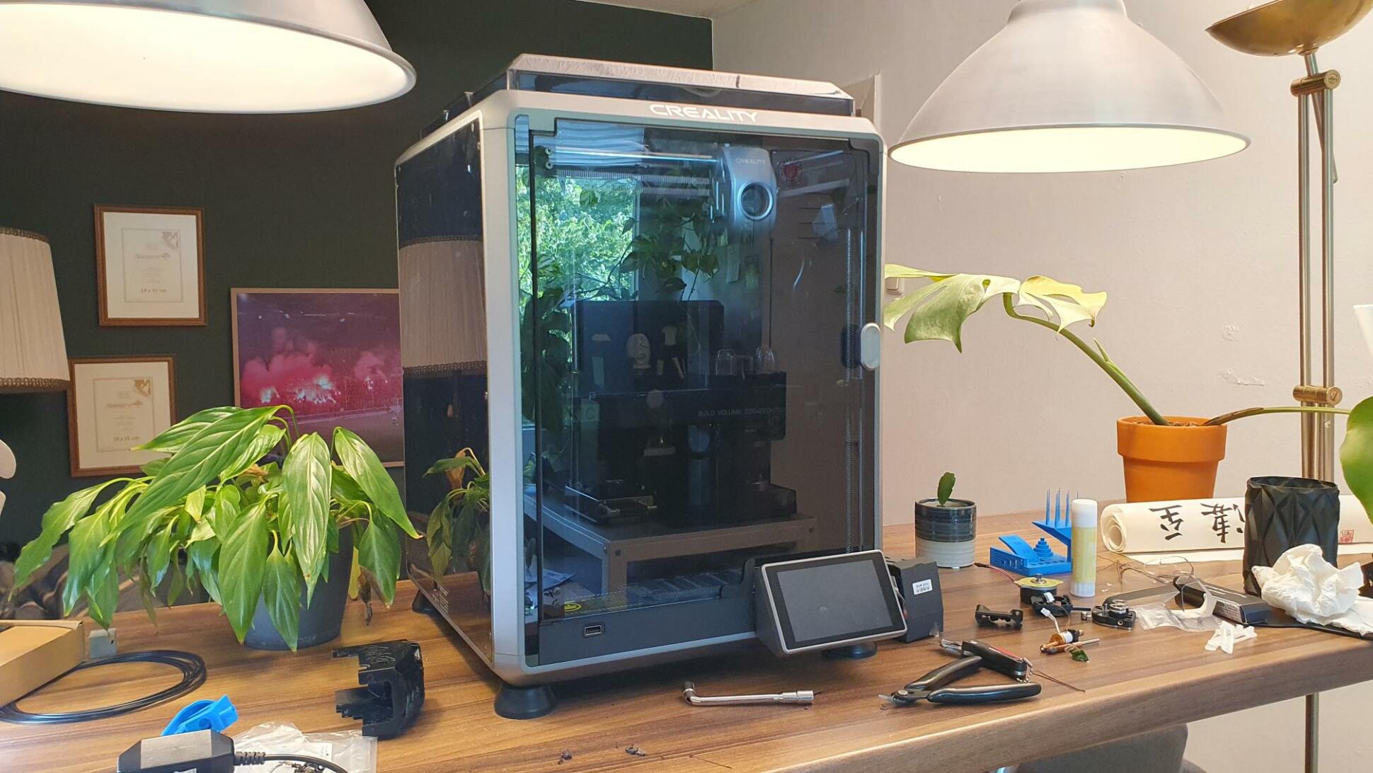 Creality K1C - 3D-Drucker im Test; Lohnt das Update?
