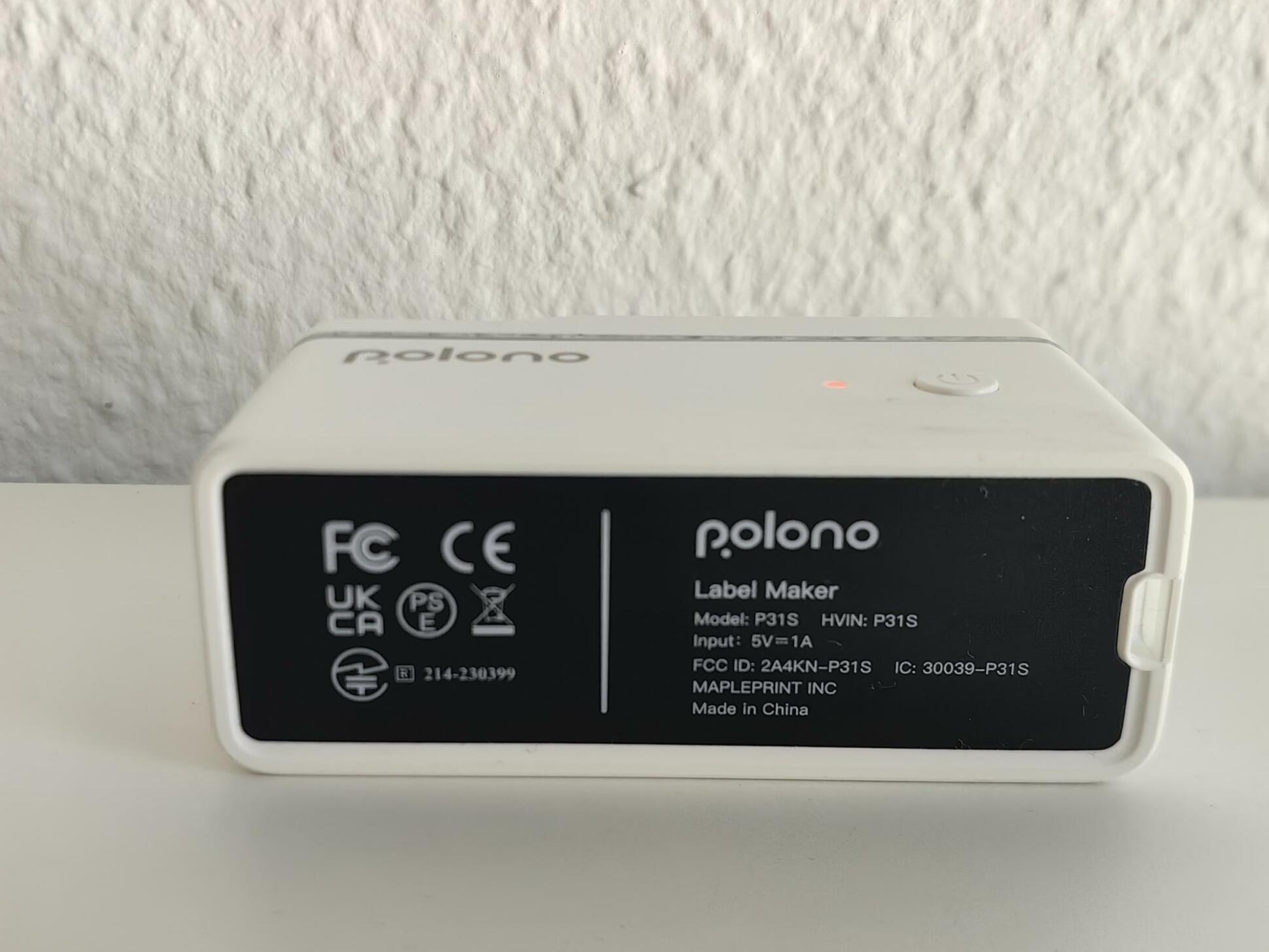Polono P31S im Test - der smarte, kleine Etikettendrucker