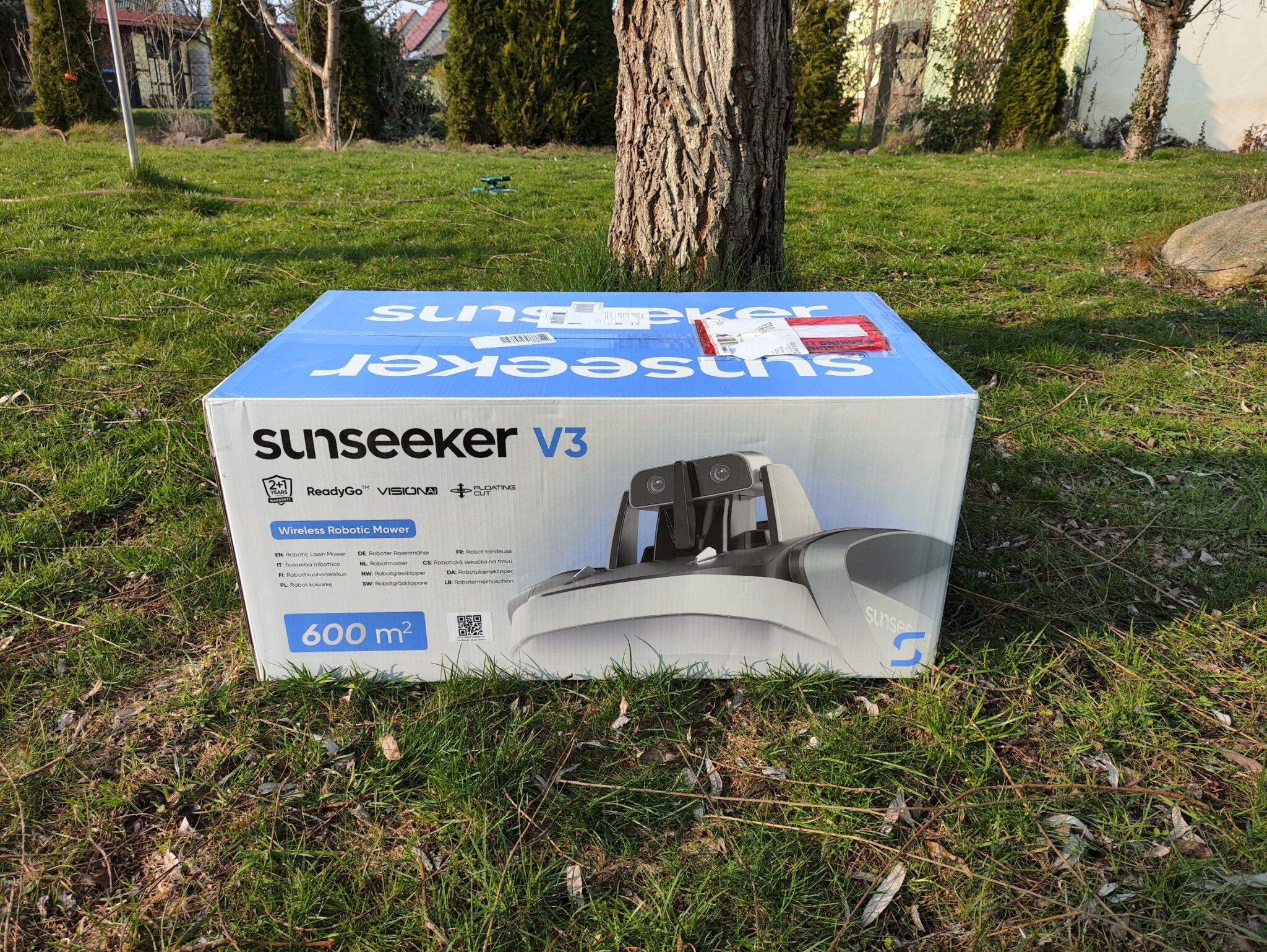 Sunseeker V3 im Test - Rasenmähroboter mit KI-Kamera