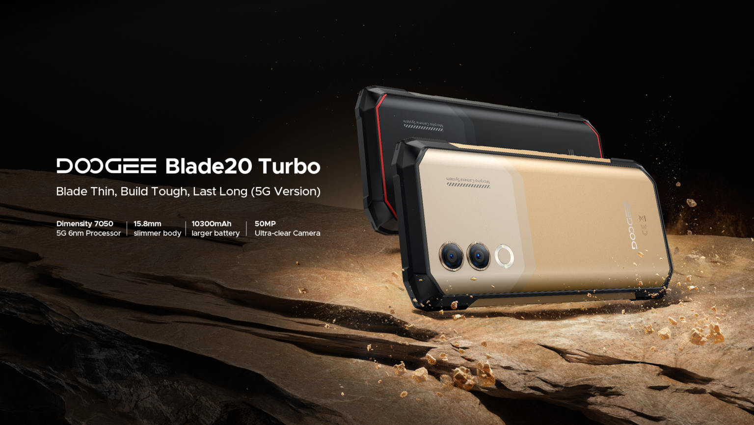Doogee Blade 20 Turbo: Outdoor-Smartphone ist jetzt verfügbar!