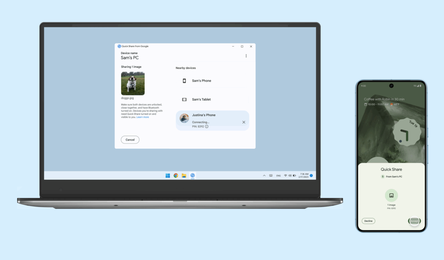 Android Datenübertragung kabellos per Quick Share - Anleitung