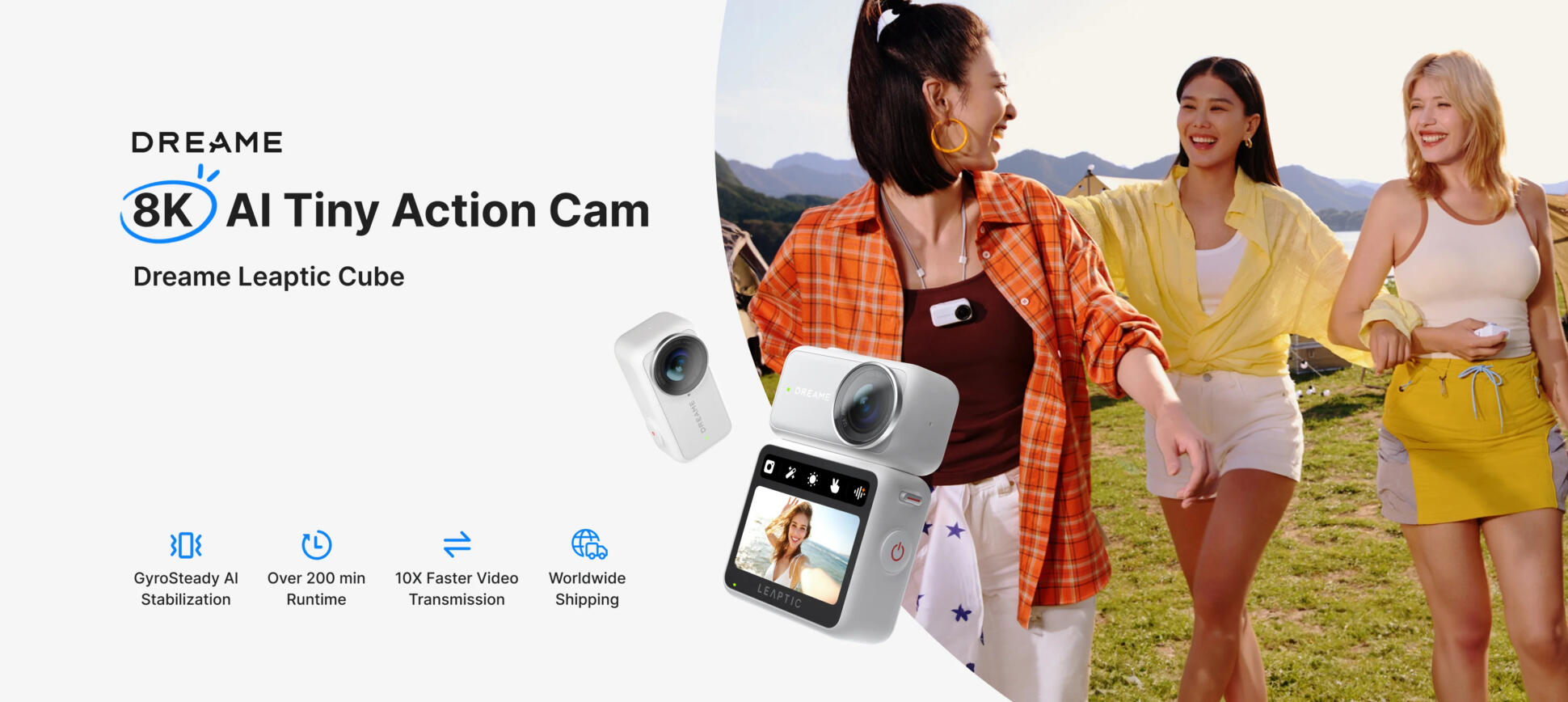 Dreame Leaptic Cube: Action Cam mit 8K-Auflösung bald erhältlich